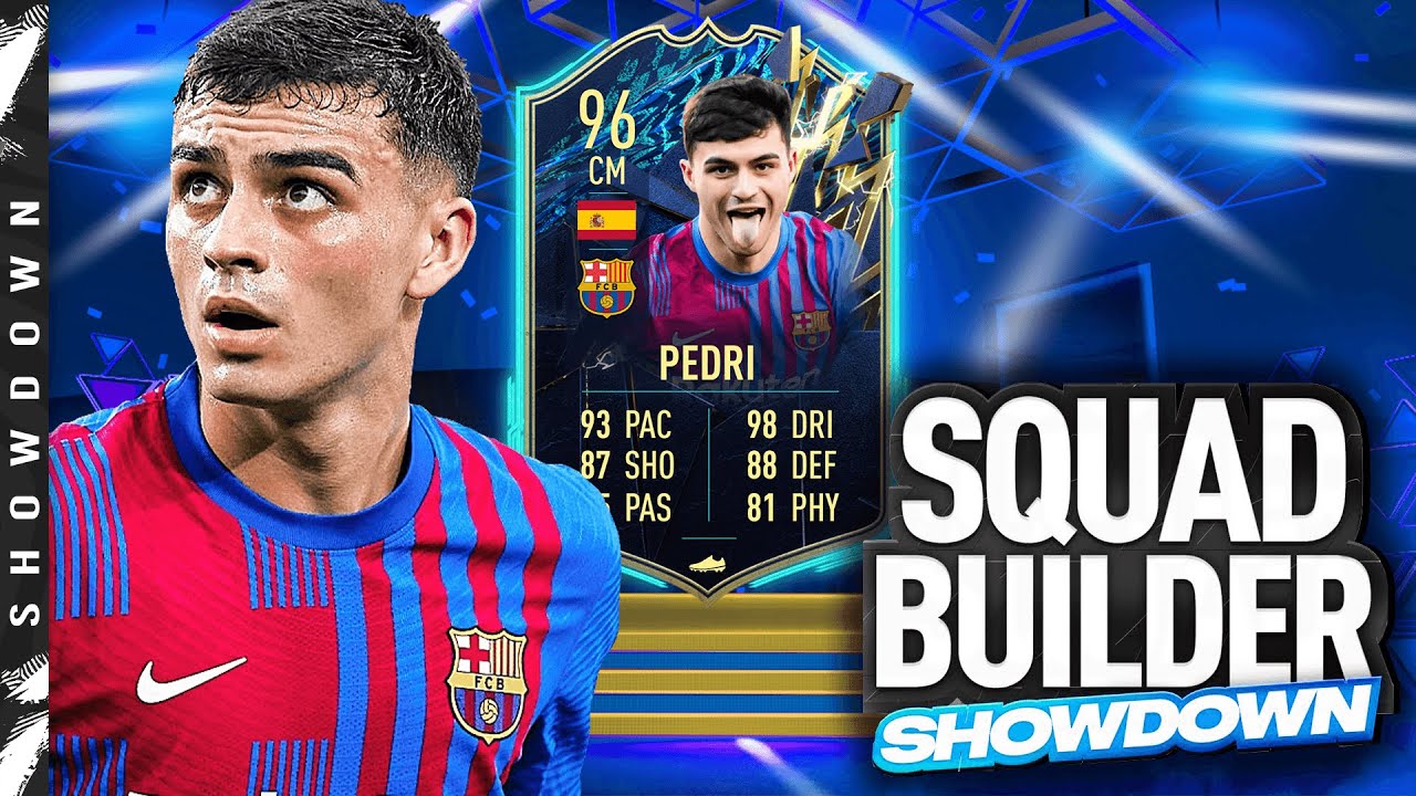 96 TOTS Pedri Squad Builder Showdown vs @AJ3 !!! - YouTube