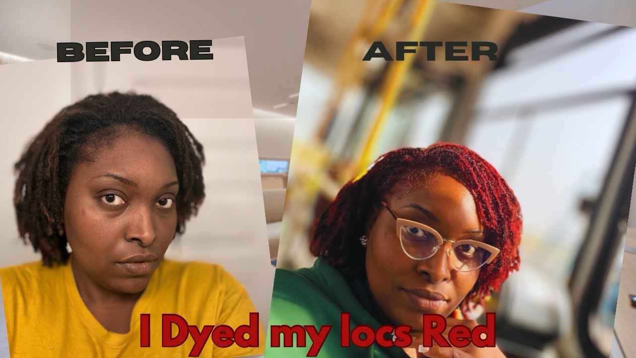 How to dye your locs yourself *without bleach* | I used Hicolor ...