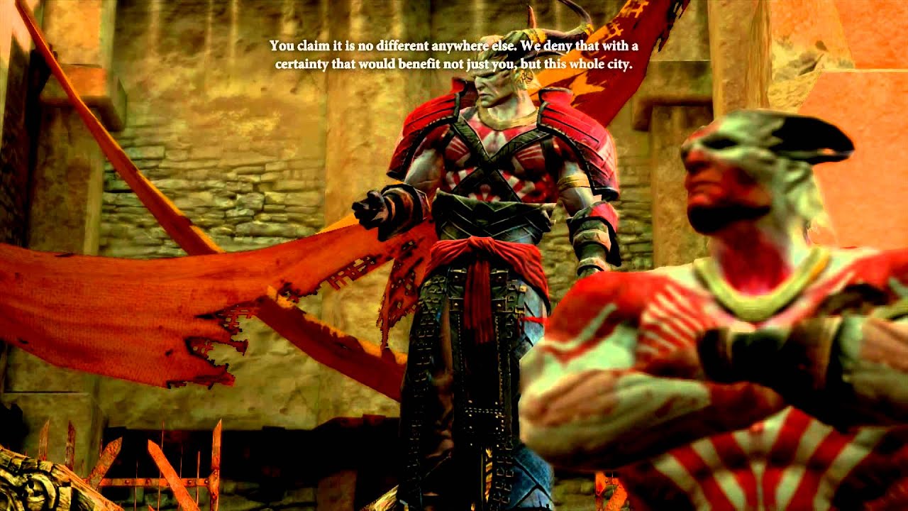 Dragon Age II: Meeting the Arishok - YouTube