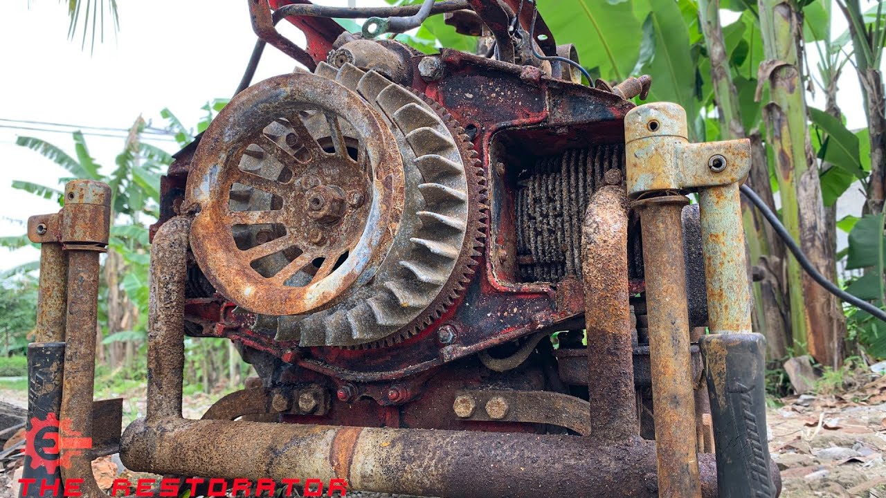 Restoration FIRE PUMP | Repair Rusty Old Machine - YouTube