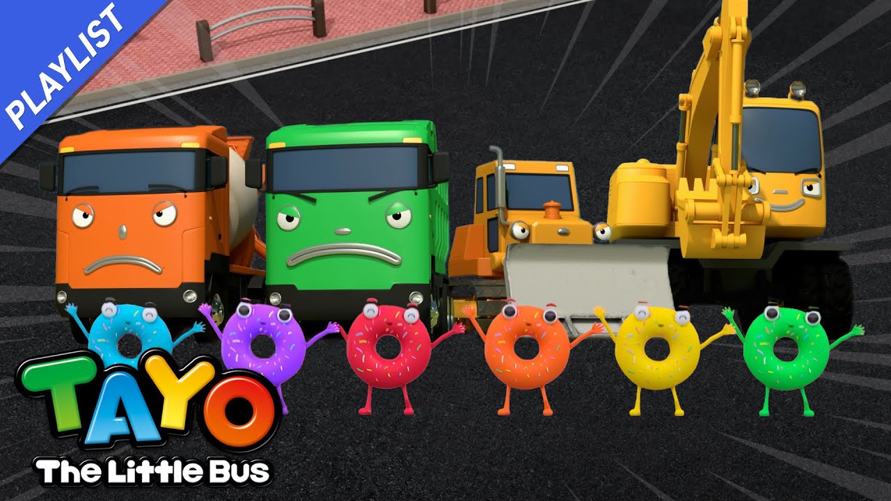 [Playlist] Colors Heavy Vehicles Songs Compilation | Song for Kids ...