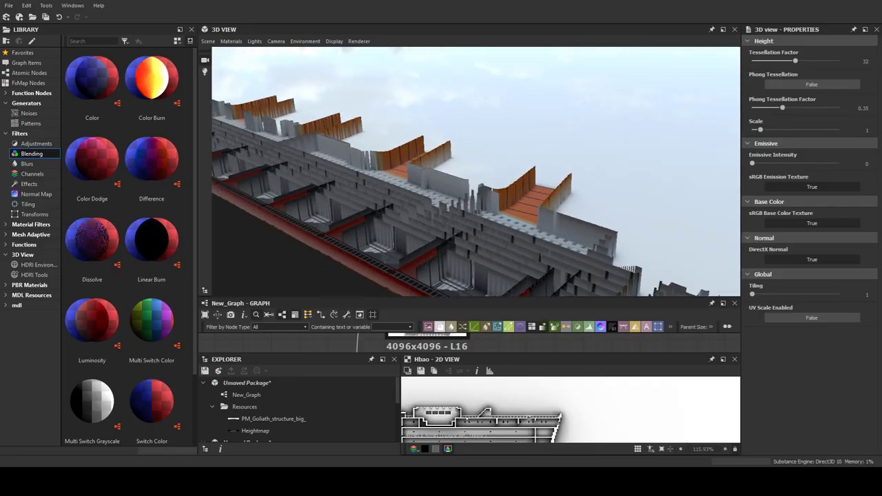3D Sinking Simulator? / Experimenting with textures and Height maps ...