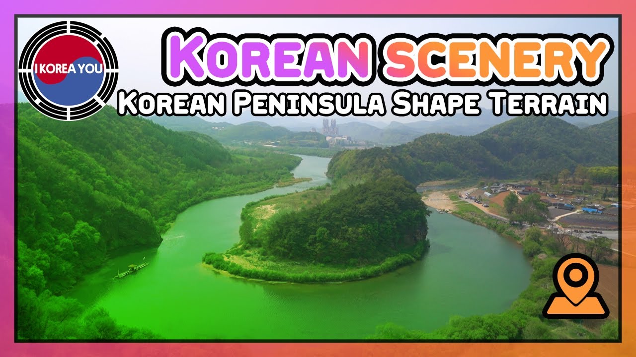 [Korean scenery] Korean Peninsula Shape Terrain - YouTube