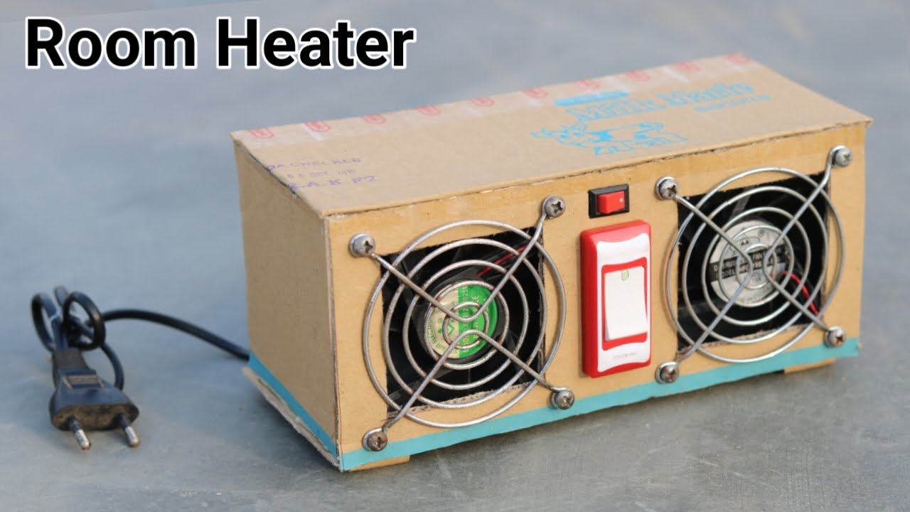 Powerfull Homemade Room Heater || How To Make High Temperature Room ...