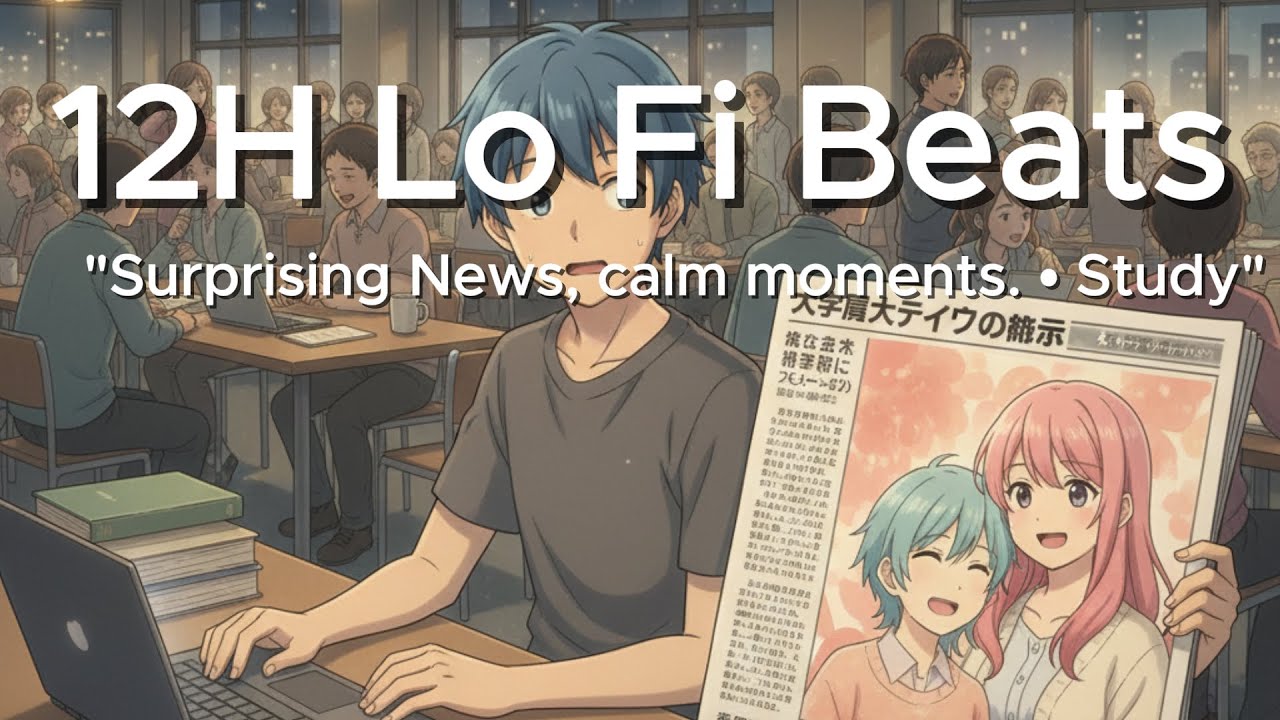 📰 Surprising News Focus | Lo-Fi Beats for Deep Work, Coding & Study (12 ...