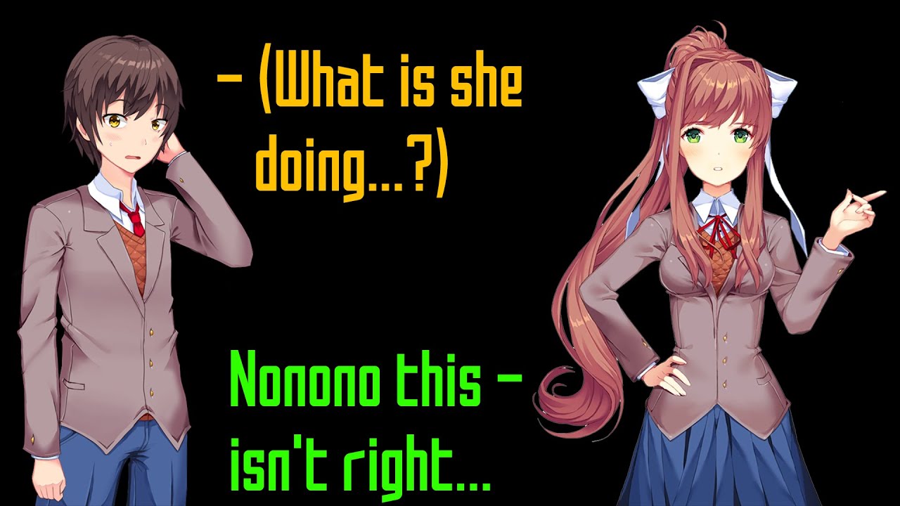 We Listen to Monika Coding! Shhhhh... | Monika After Story - Rare ...