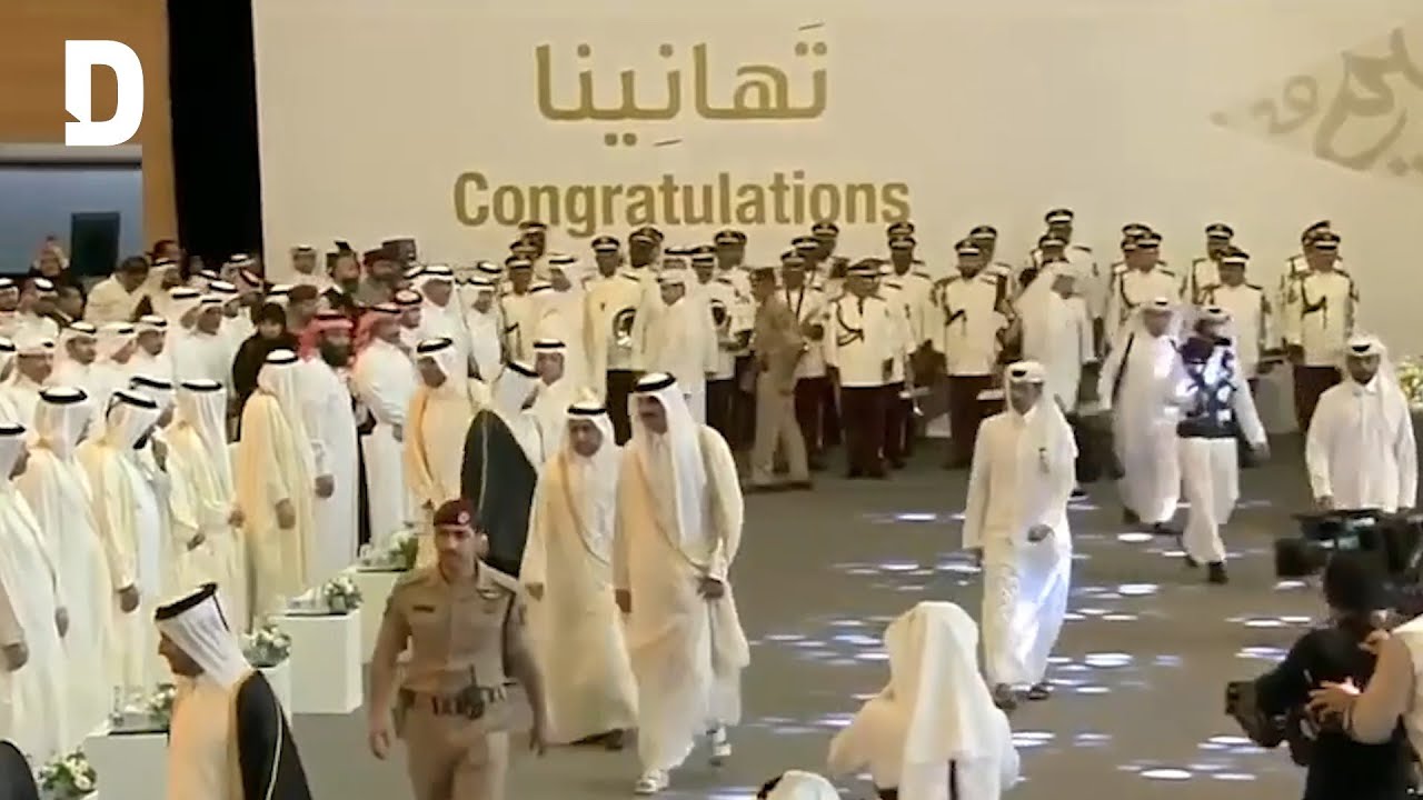Sheikh Tamim attends Qatar University's student graduation ceremony ...