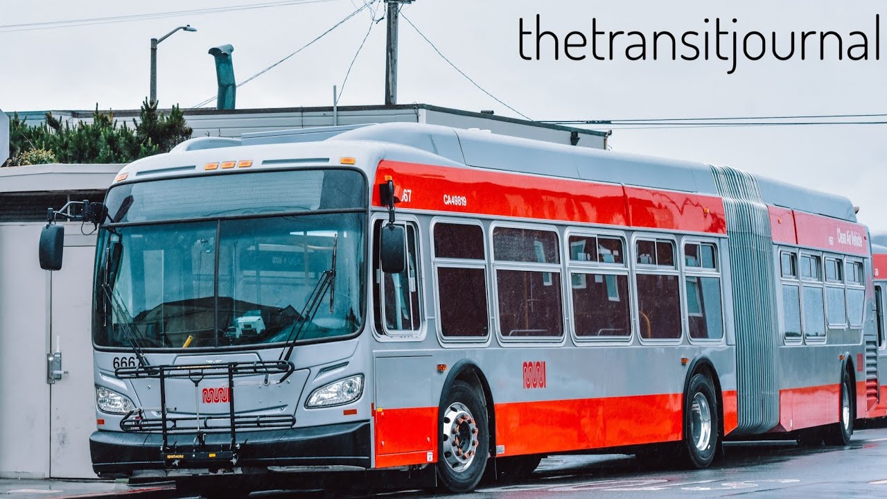 2017 San Francisco MUNI New Flyer XDE60 6650 - YouTube