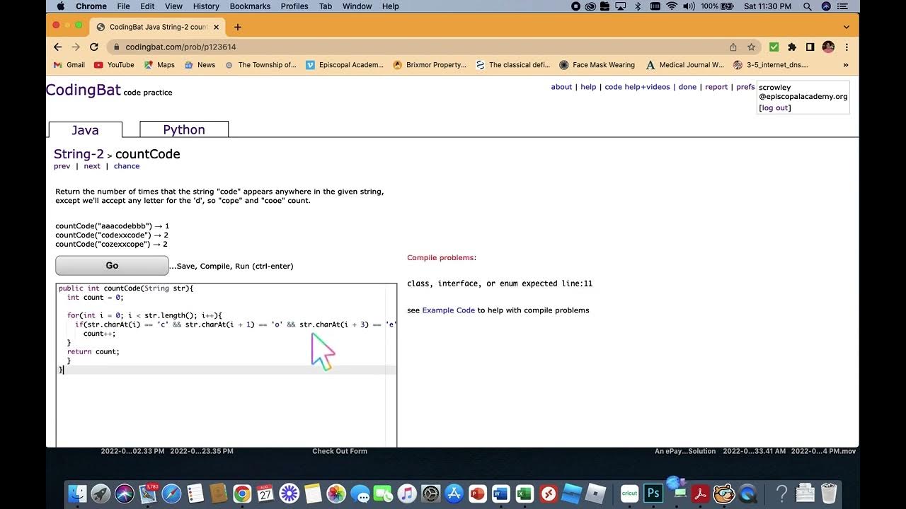 String 2 countCode - YouTube
