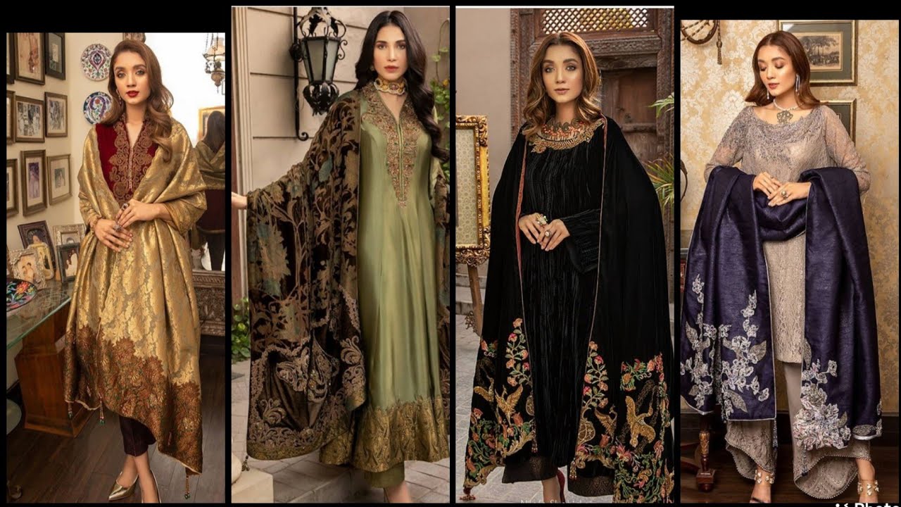 Luxury shawls collection #velvet #shawls - YouTube