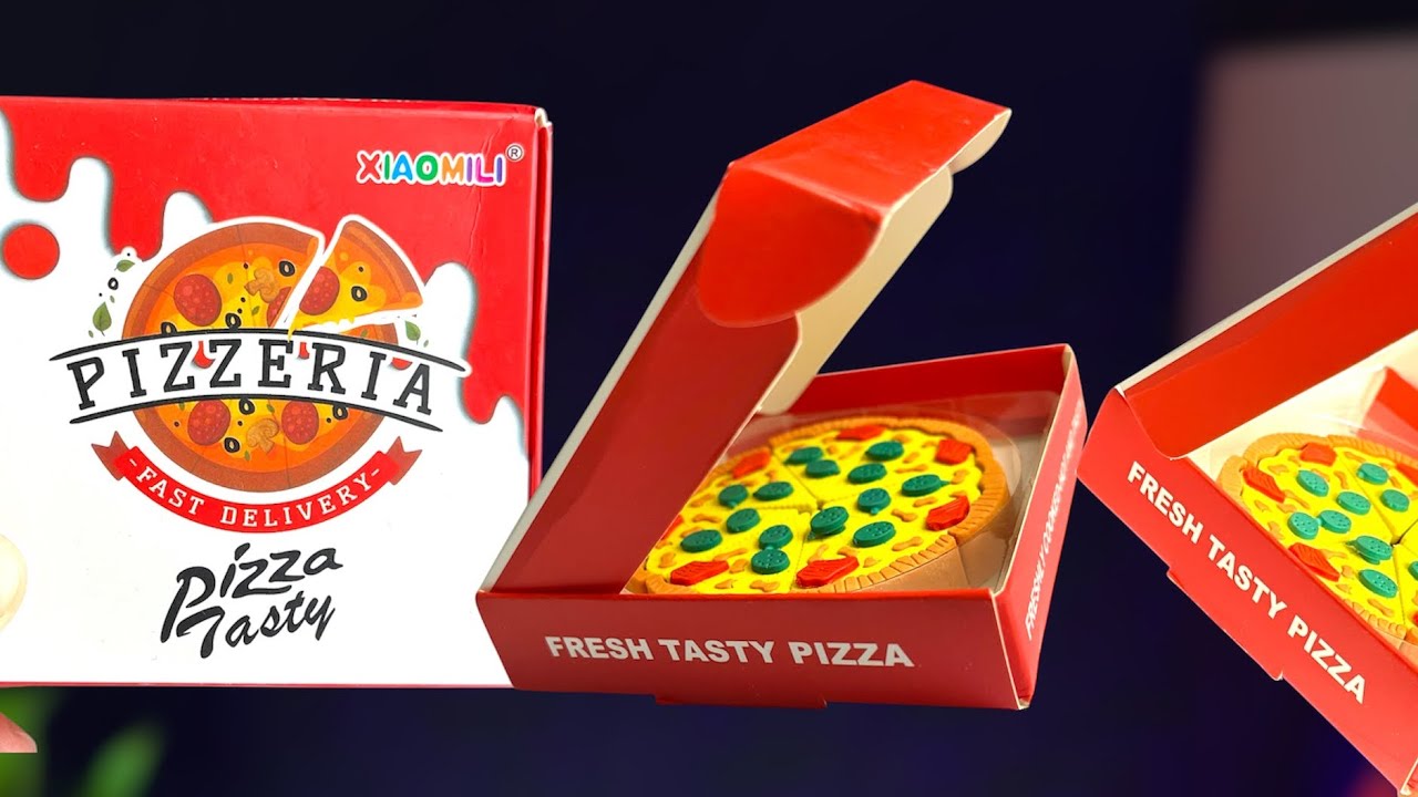 Surprised pizza box (Pizza Eraser)@Tech-Eela - YouTube