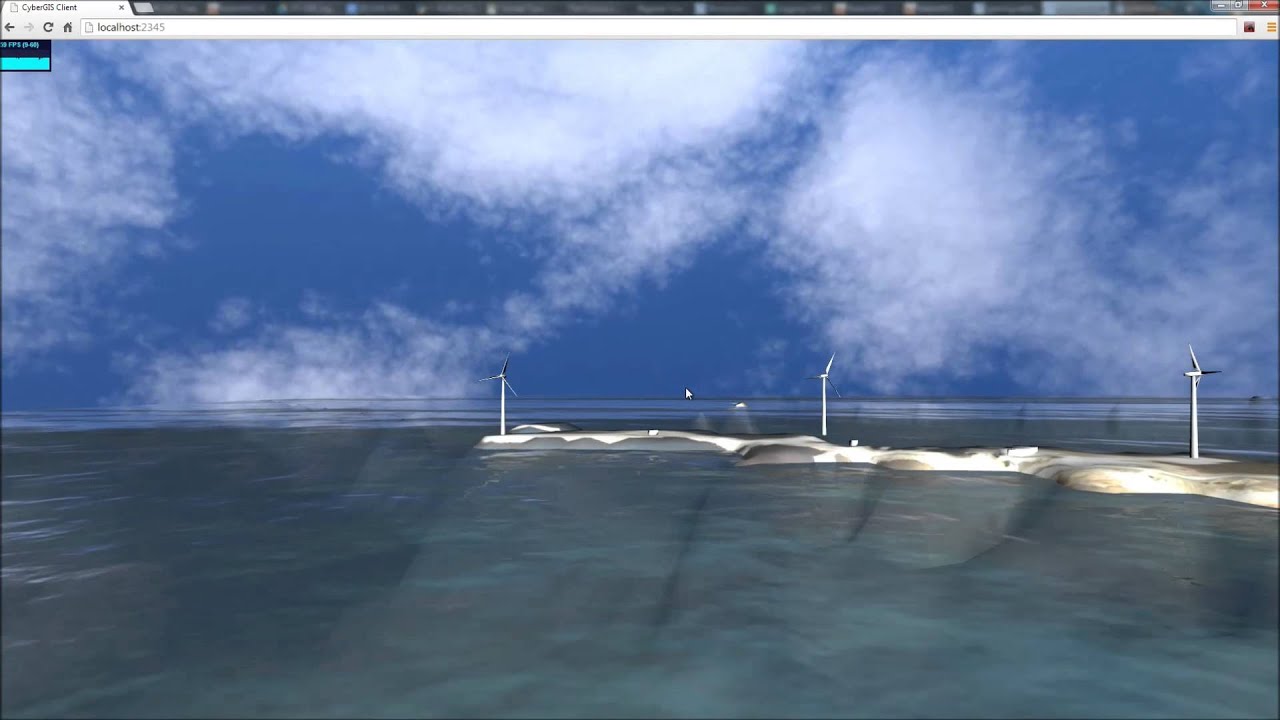 CyberLightning CyberVille GIS - Windmills - YouTube