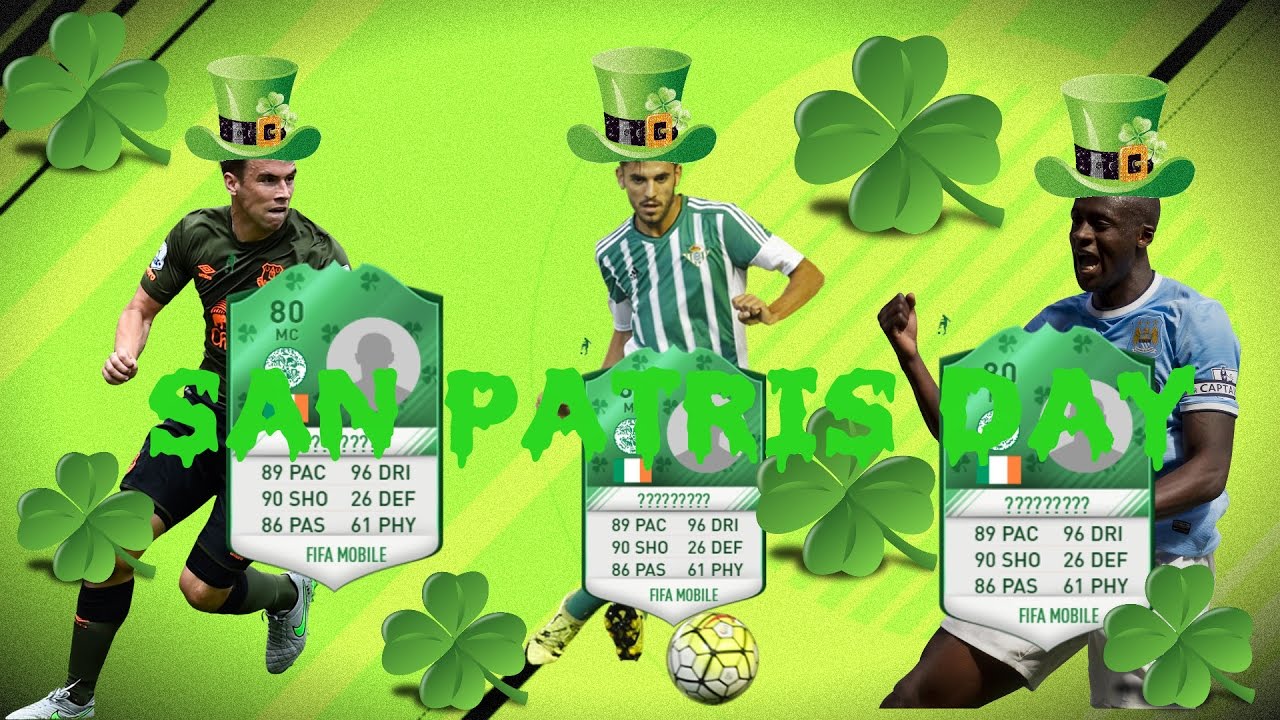 DIA DE SAN PATRICIO FIFA MOBILE Y PLANES NUEVOS + JUGADOR DE +85 DE ...