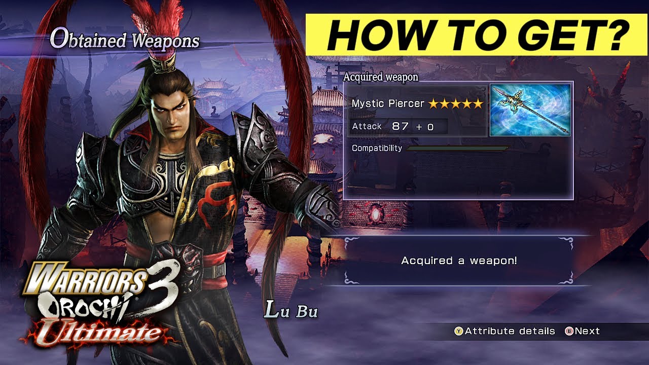 LuBu Mystic Weapon - Warriors Orochi 3 Ultimate [2K 60 FPS] - YouTube