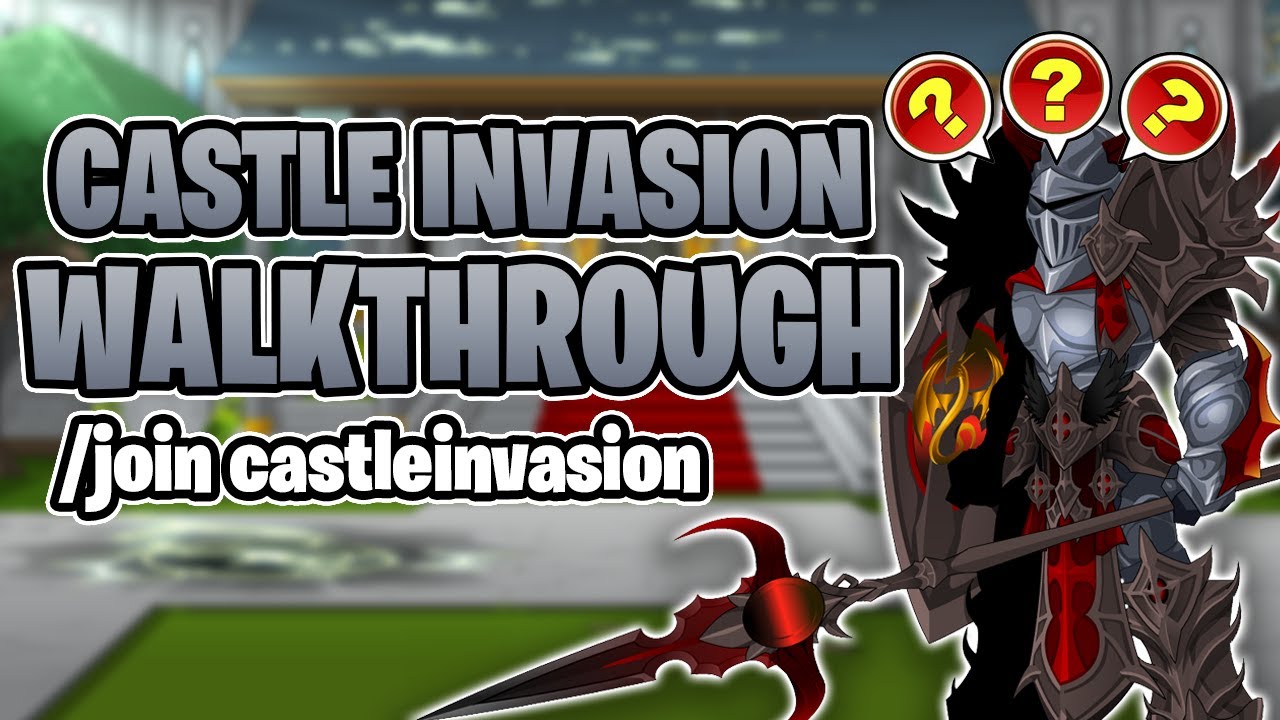 Castle Invasion Quest Walkthrough /join castleinvasion - AQW - YouTube