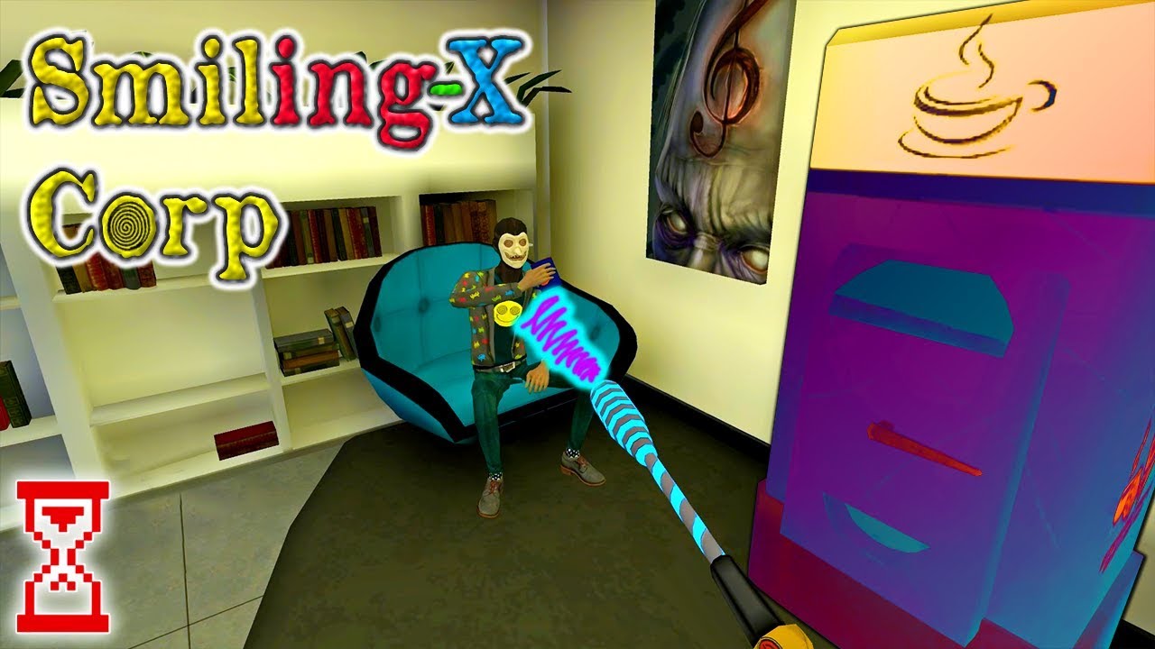 Эксперимент: напасть на Босса у кофейного автомата | Smiling-X Corp 1.3 ...