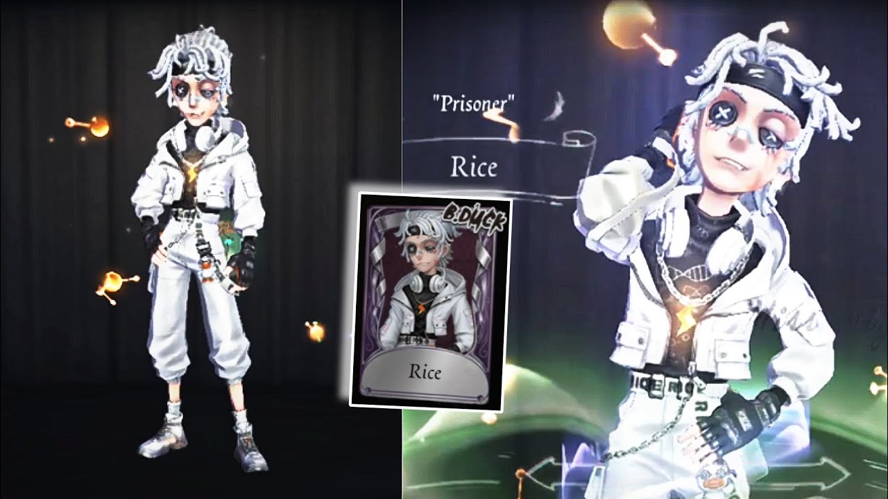 PRISONER GAMEPLAY | RICE | NEW (A) COSTUME | Identity V x B.Duck ...