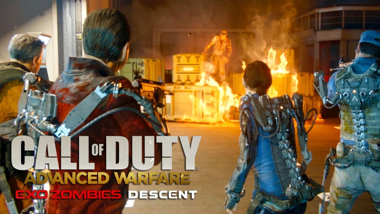 DESCENT SOLO EASTER EGG FIRST ATTEMPT. (ADVANCED WARFARE EXO ZOMBIES ...
