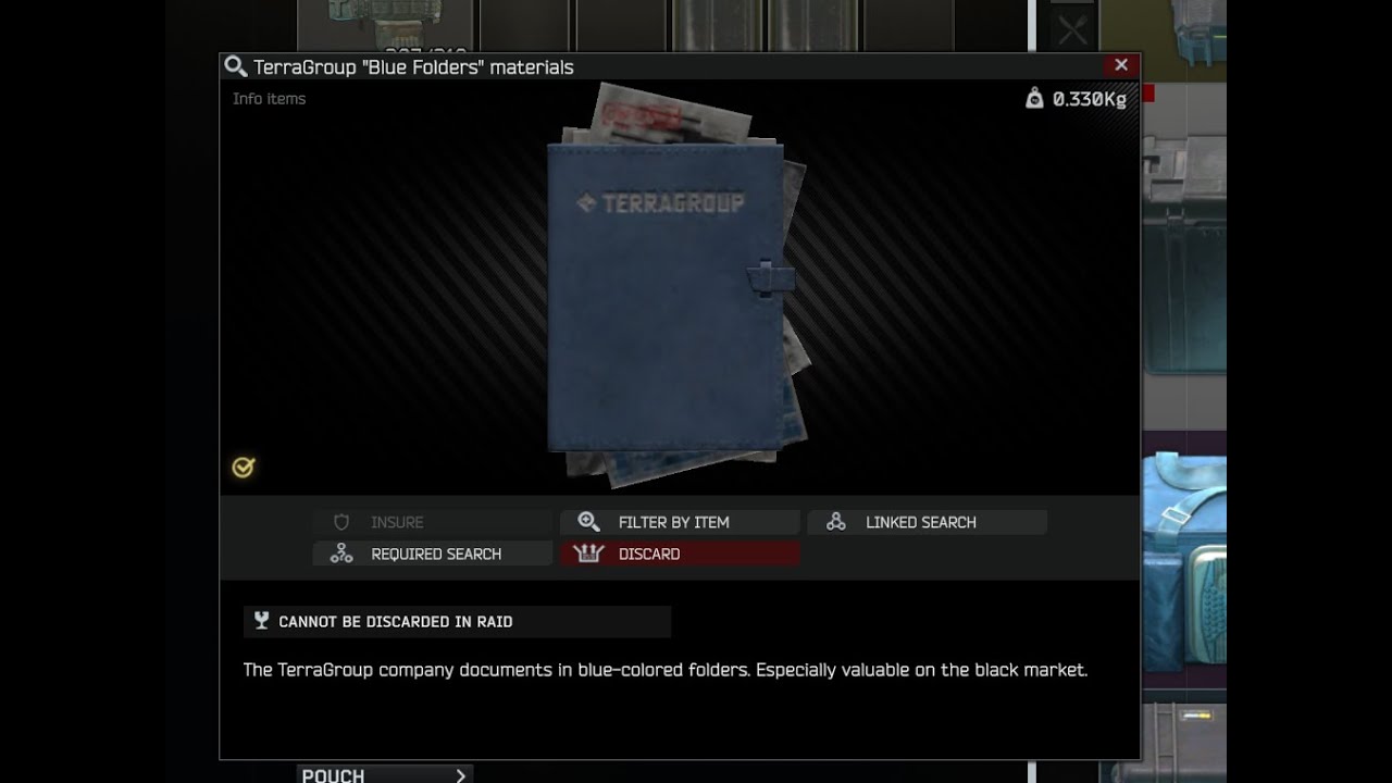 Alternative way to get blue folders in tarkov for Lighkeeper Task - YouTube