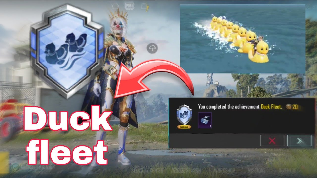 how to complete the duck fleet achievement in pubg | duck fleet ...