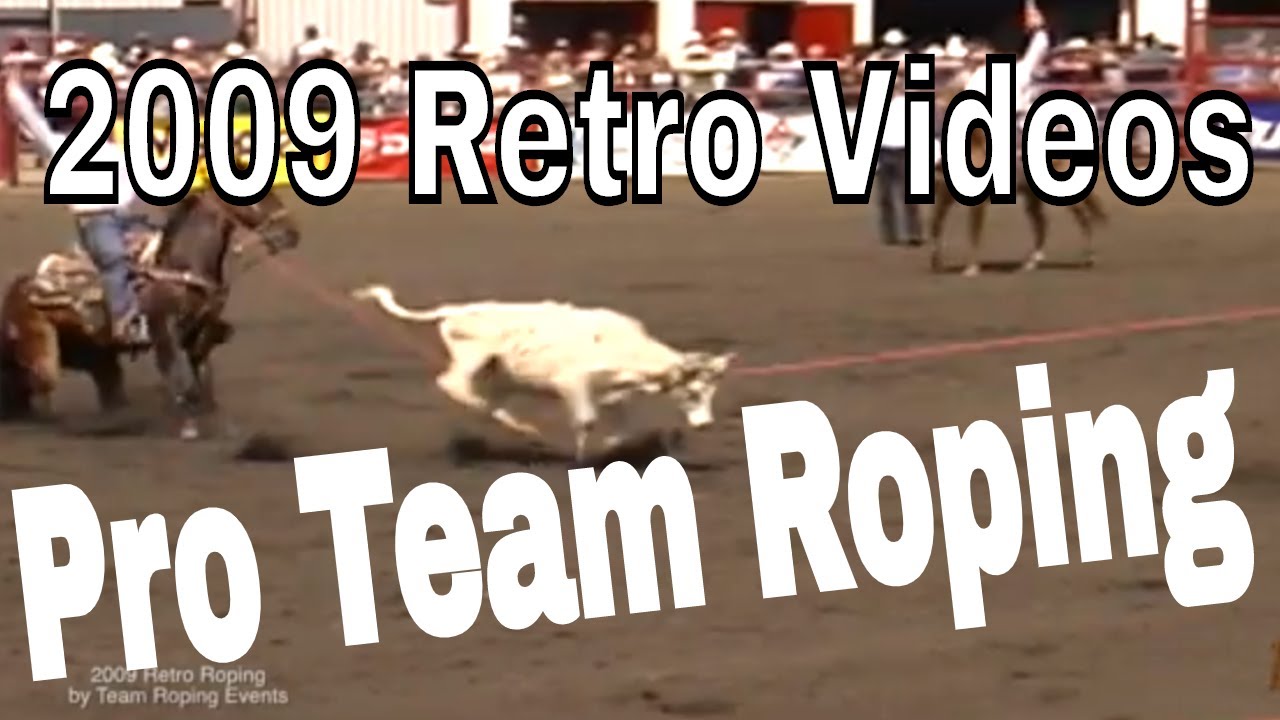 Team Roping Highlights from 2009- Retro rodeo video in Alberta Canada ...