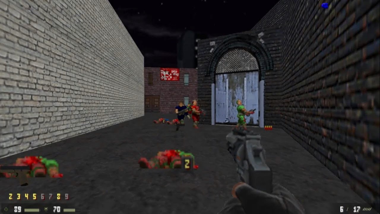 Counter-Strike Doom: Martian Offensive "cs_backalley" (2023 human ...