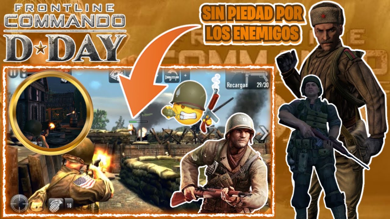 FRONTLINE COMMANDO: D-DAY - ACABANDO CON LOS ENEMIGOS! | CAMPAÑA SWORD ...