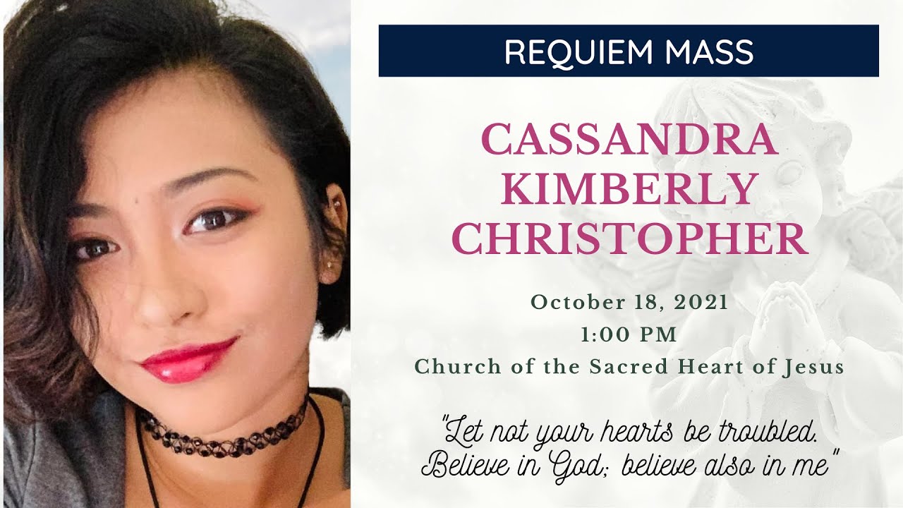 Funeral mass of Cassandra Kimberly Christopher - YouTube