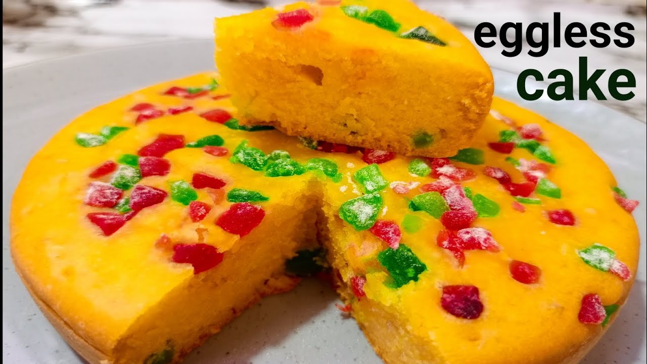 आसान कस्टर्ड पाउडर स्पंज केक रेसिपी Vanilla Custard Powder Sponge Cake ...