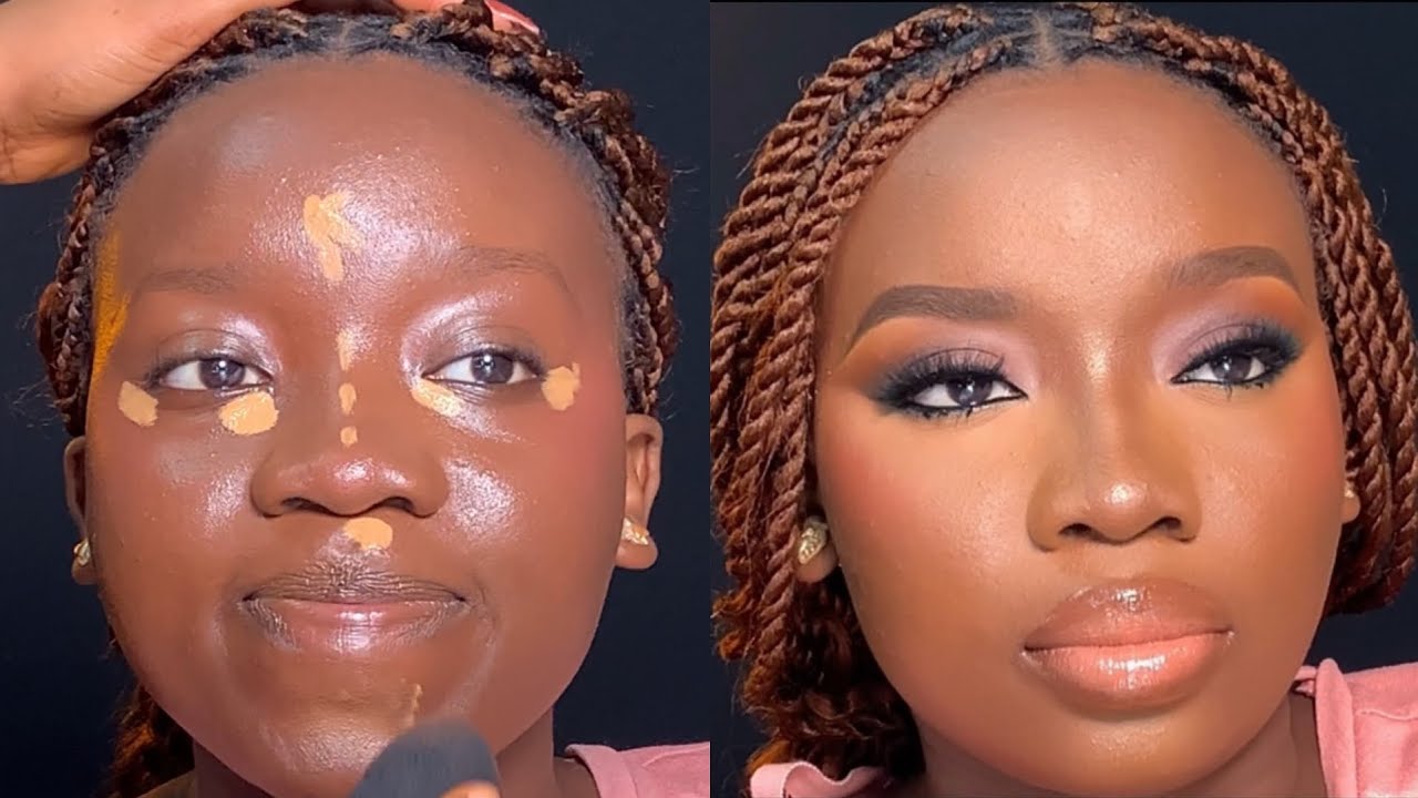 CLIENT MAKEUP TRANSFORMATION Tutorial - YouTube