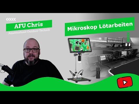 10,1 Zoll Digitalmikroskop für Lötarbeiten! #amateurfunk #cbfunk #hamradio #elektronik #smd #welding