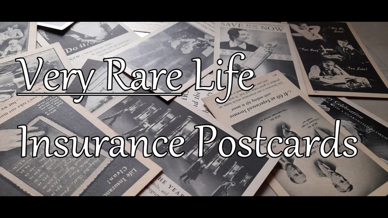 Deltiology | Very Rare Life Insurance - Postcards (1933 - 1937 ...