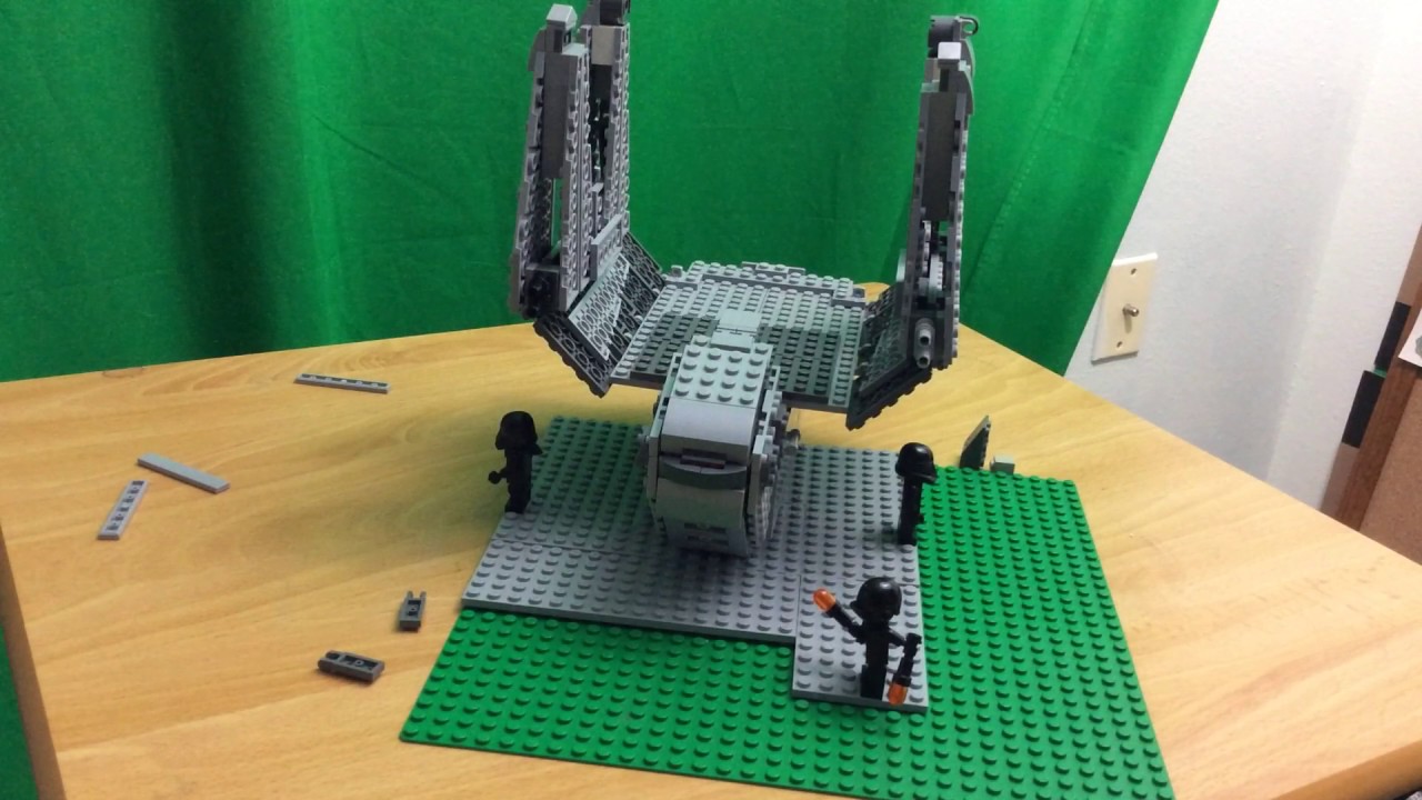 Lego Star Wars rogue one. Cargo shuttle MOC - YouTube