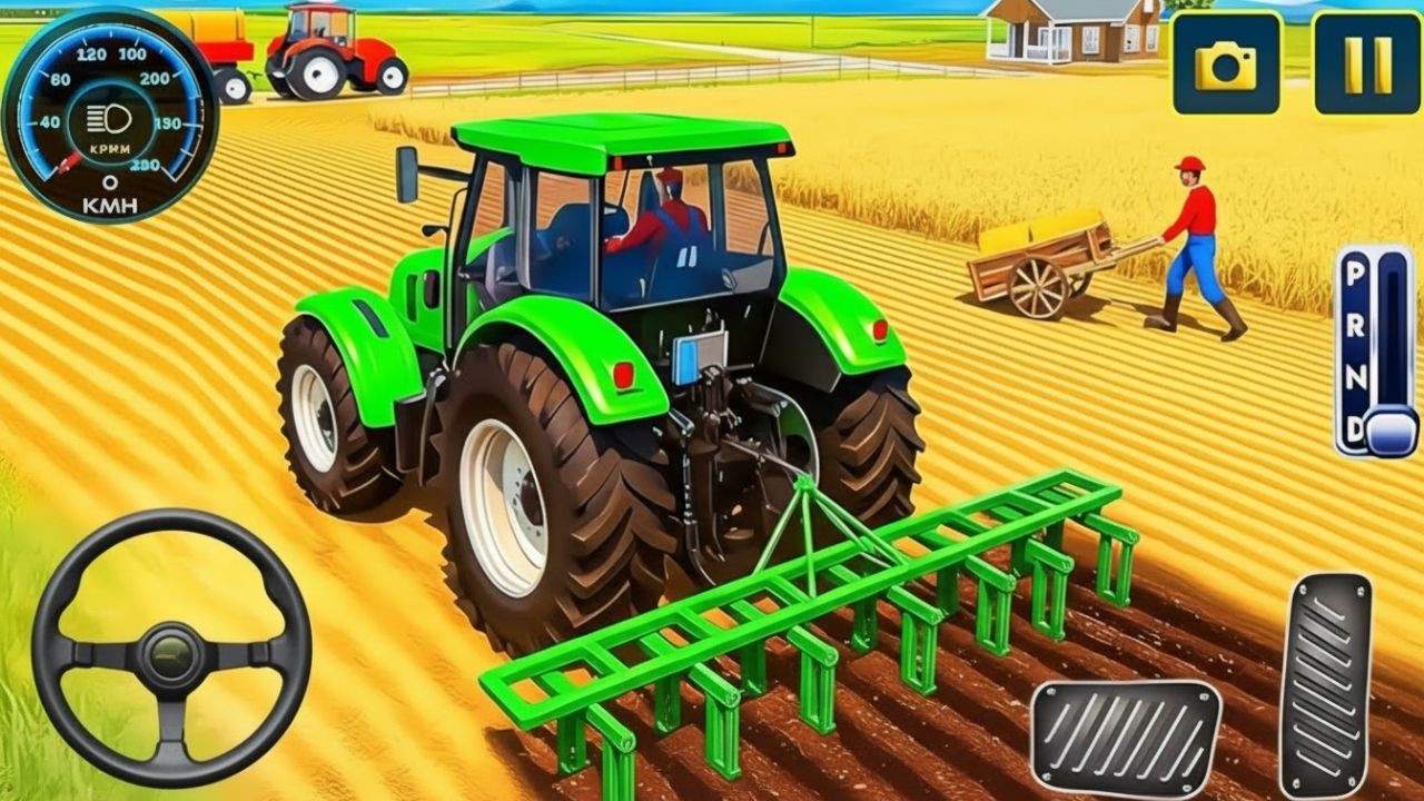 Luxury Tractor Simulator 3D | Offline Village Farming & Cargo Missions ...