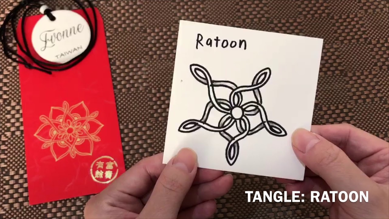 Zentangle tutorial ｜RATOON｜一萬愛禪繞工作室 - YouTube