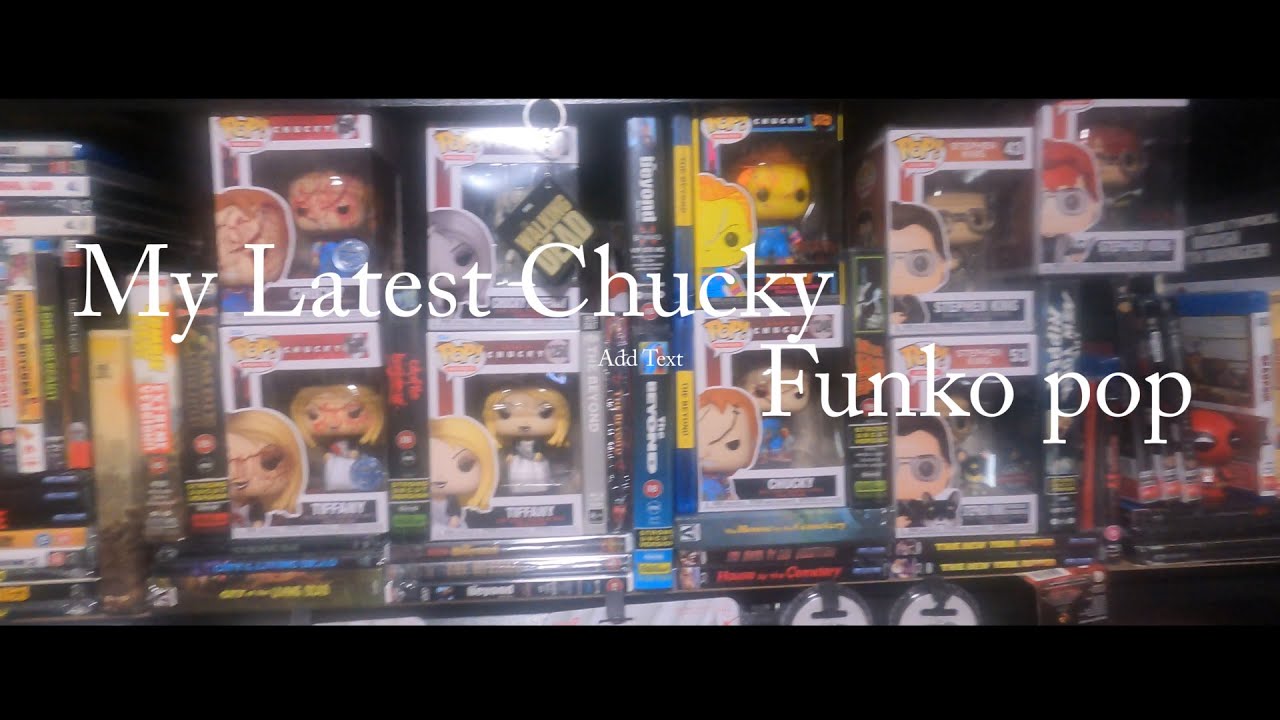 My latest Chucky "Battle Damaged" funko pop - YouTube