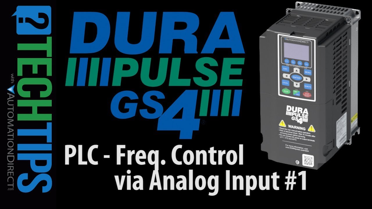 DURApulse GS4 VFD Built-in PLC & Analog from AutomationDirect - YouTube