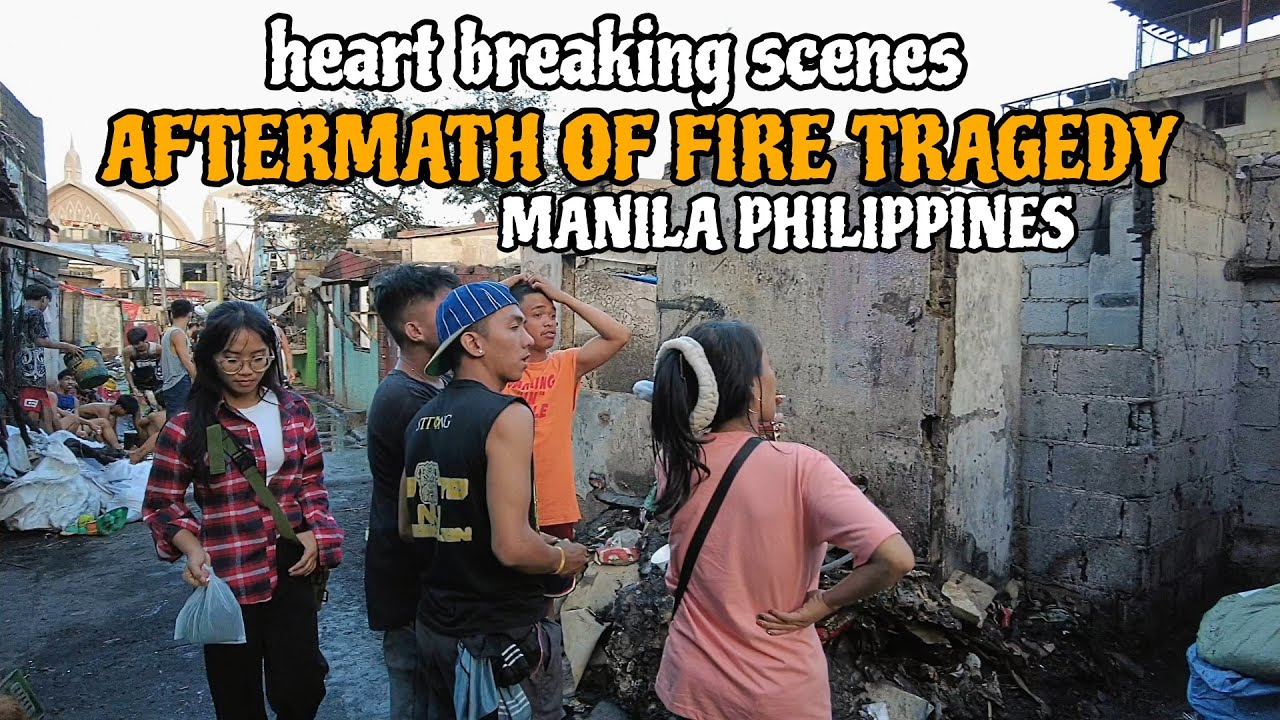 AFTERMATH OF FIRE TRAGEDY IN PANDACAN MANILA PHILIPPINES [4k] WALKING ...