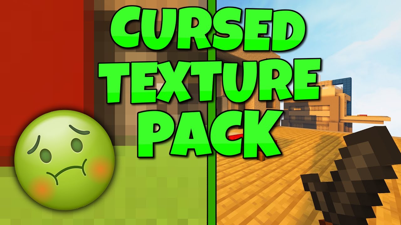 Can I Win With The Most CURSED Texture Pack? | Minecraft Bedwars - YouTube