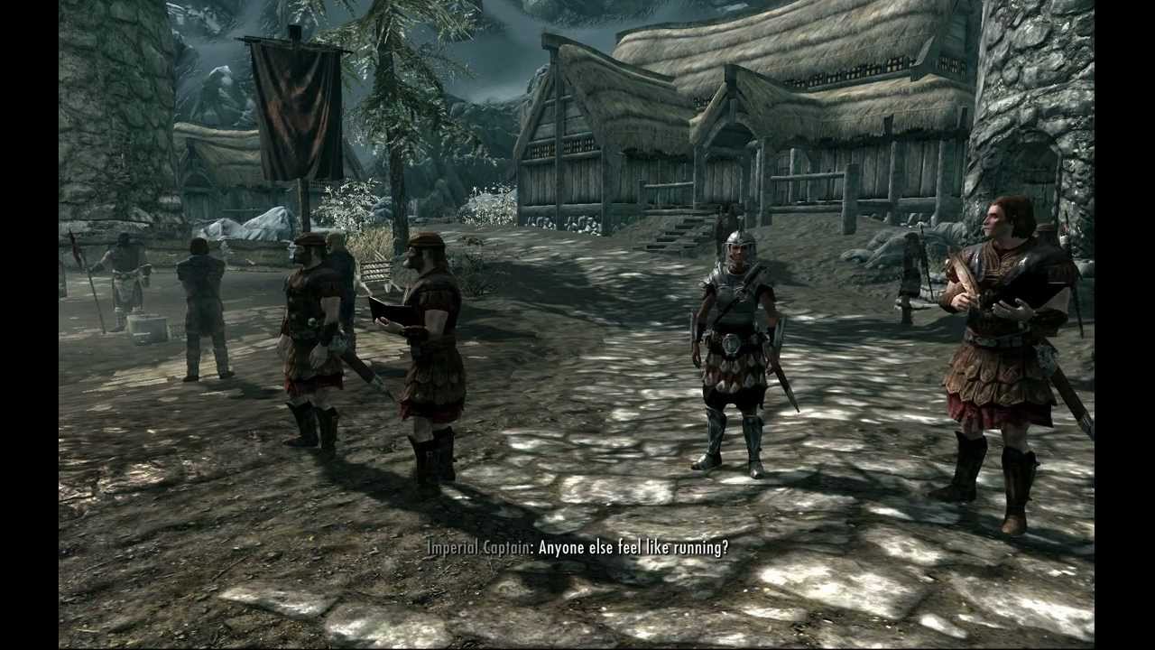 SKYRIM - CAN CROM ESCAPE CAPTIVITY AND EXECUTION? - Crom (ep. 1) - YouTube