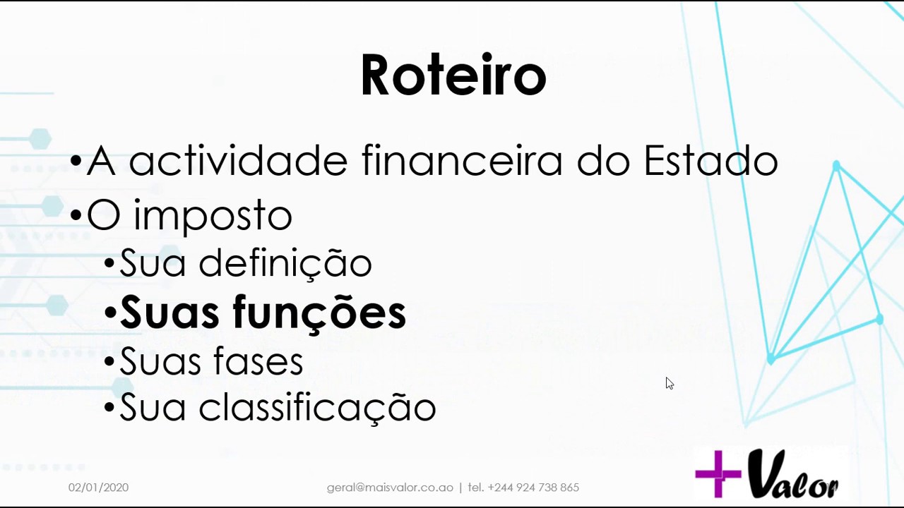 Fiscalidade Aula 3 As Funções do Imposto - YouTube