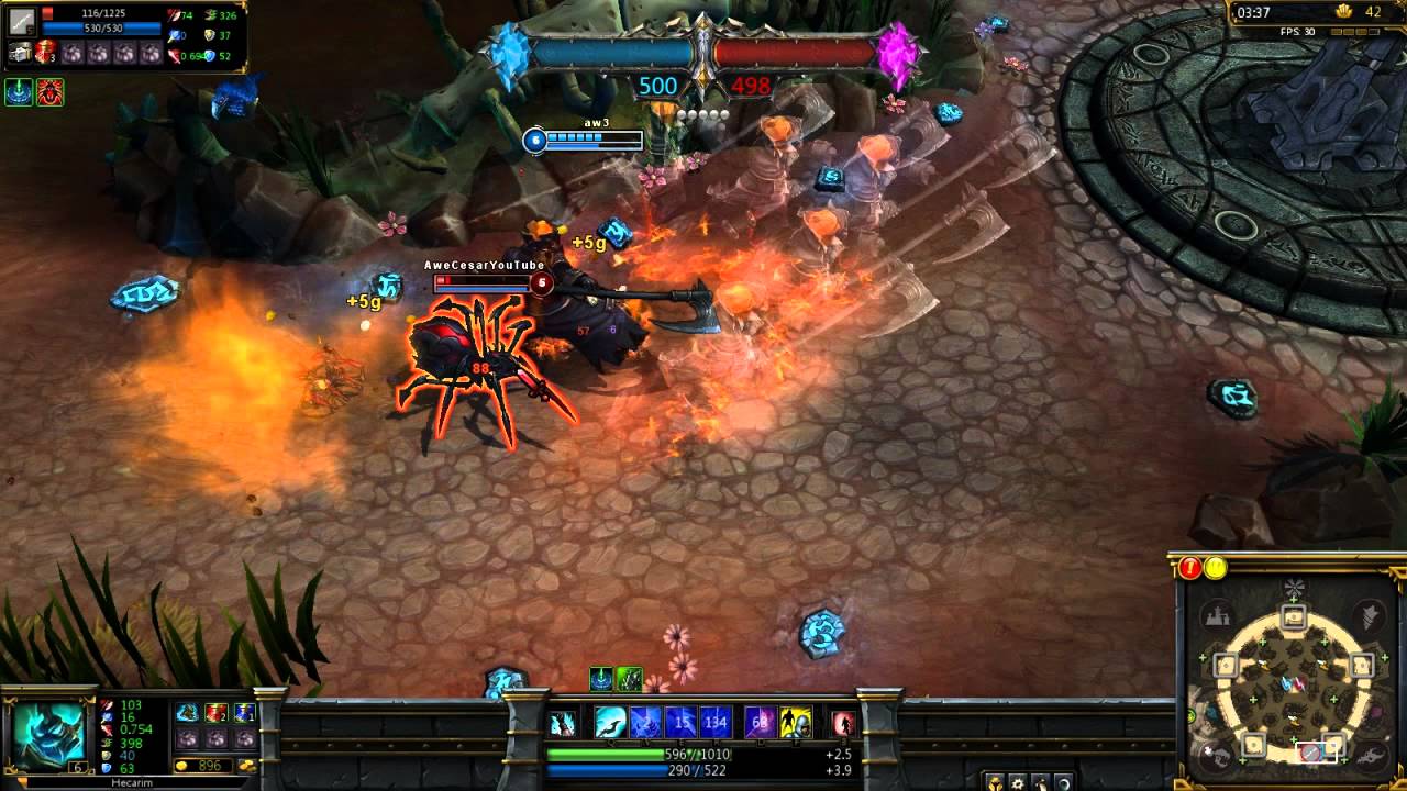 Headless Hecarim Skin Spotlight - YouTube