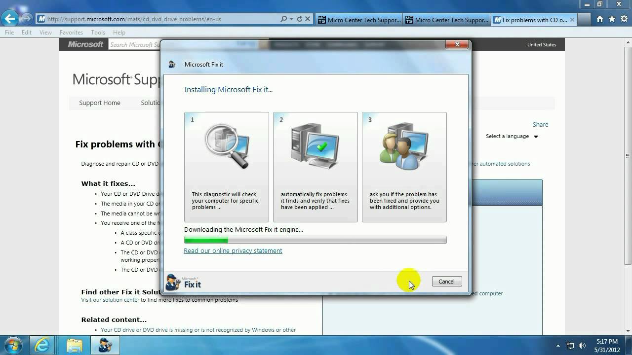 Tech Support: Troubleshooting Optical Drive issues - Part 2 - YouTube