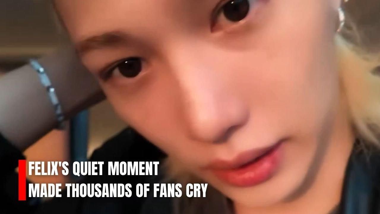 “Felix From Stray Kids Just Did THIS… Fans Can’t Stop Crying 😢🌅” - YouTube