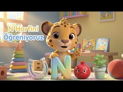 N Harfini Öğreniyoruz! 📚| Parstiko ile A’dan Z’ye Çocuk Şarkıları | Okul Öncesi 🎶