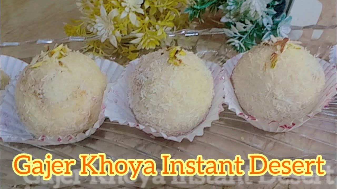Gajer Khoya Laddu| Gajer Laddu| Carrot Laddu| Laddo Recipe| Instent ...