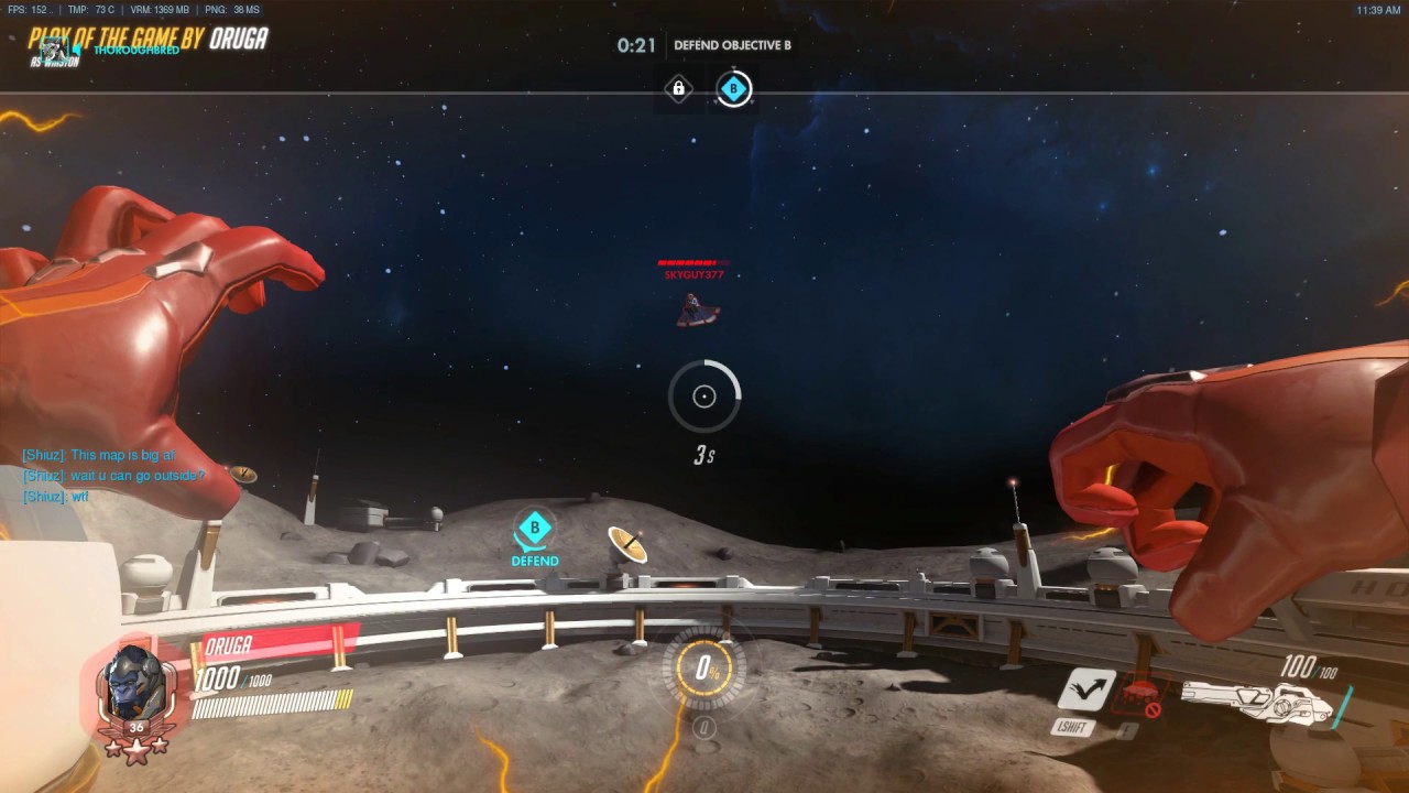 Overwatch Zero Gravity in a nutshell - YouTube