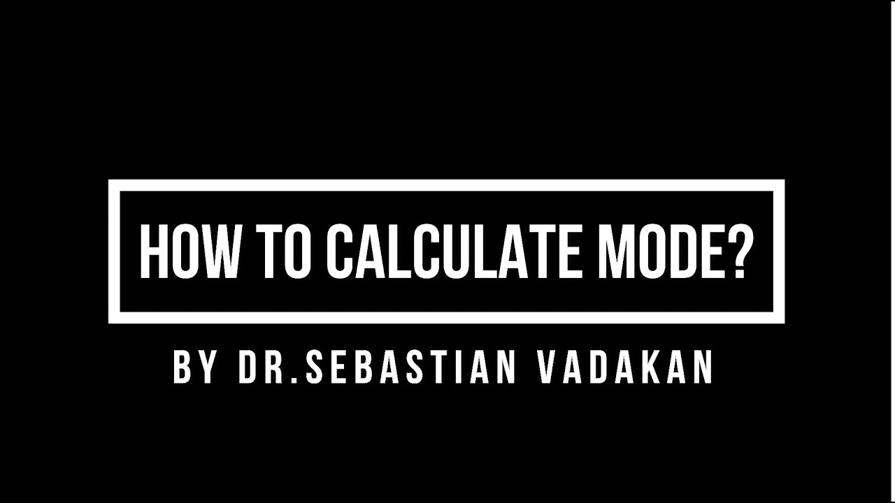 How To Calculate Mode YouTube how-to-calculate-mode-youtube