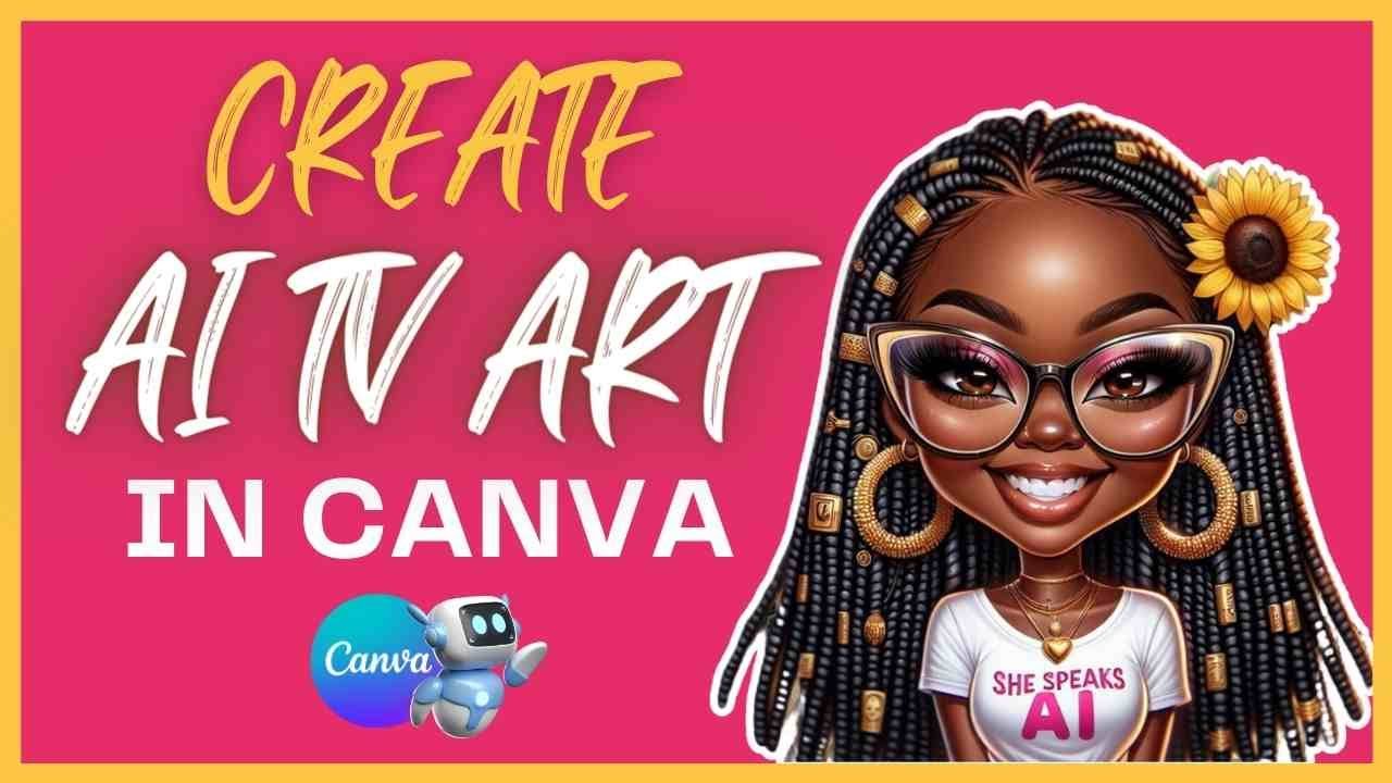 How To Create TV Art In Canva - YouTube