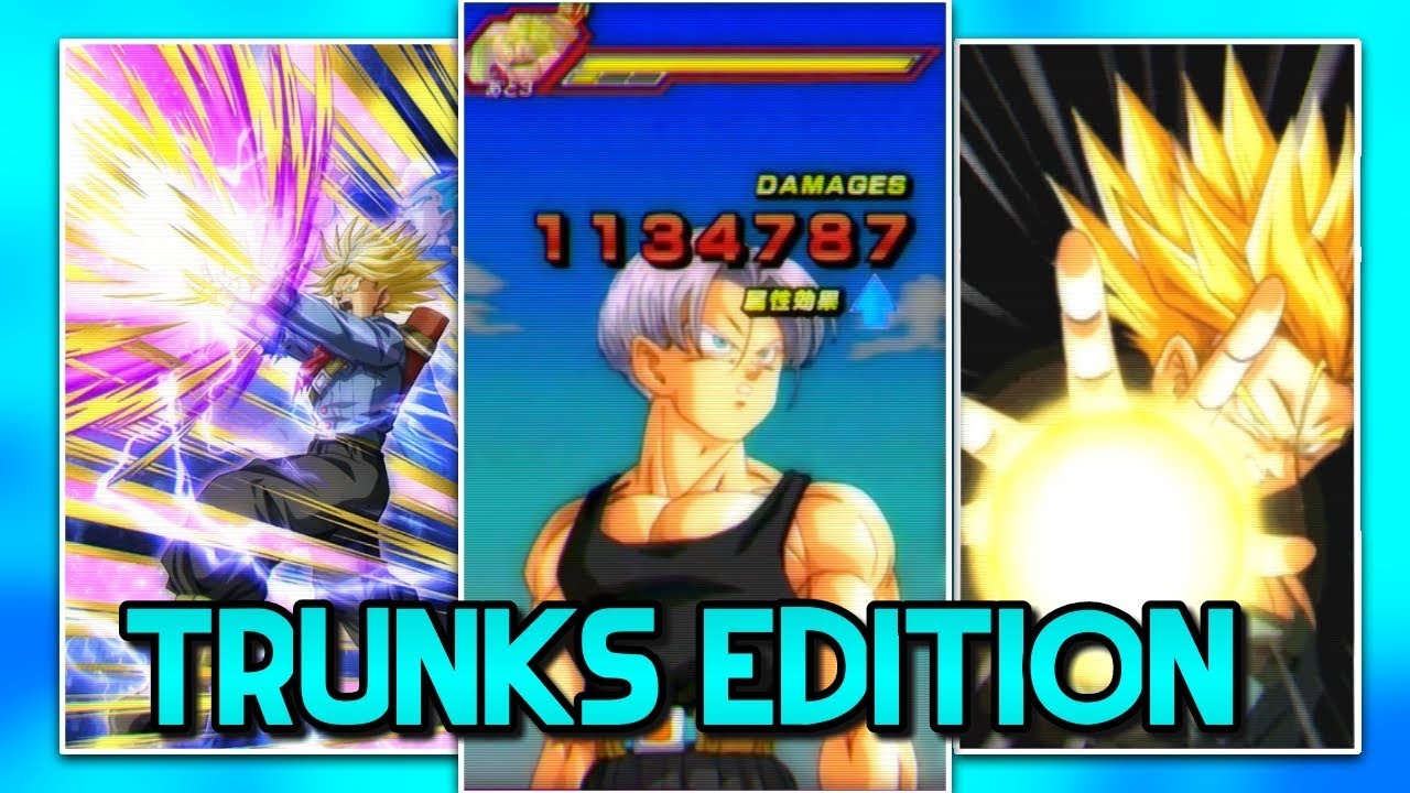 BEST TRUNKS SUPER ATTACKS IN DOKKAN BATTLE | Dokkan Battle List - YouTube